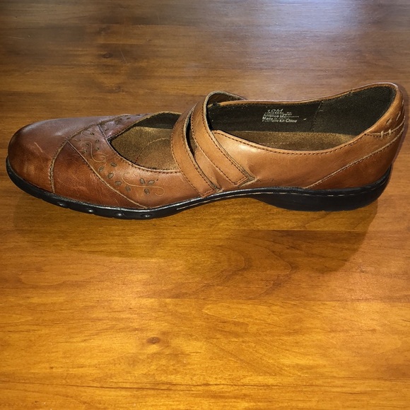 Rockport | Shoes | Rockport Cobb Hill Mary Jane Style Shoes Size Cognac Leather Euc Comfortable ...